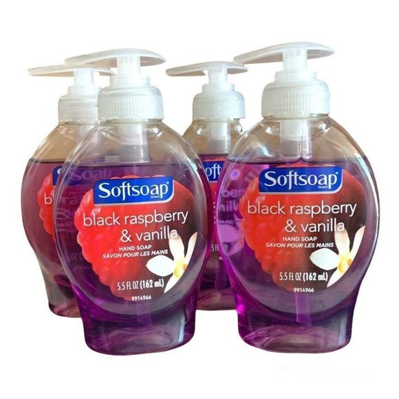 Softsoap | Bath & Body | 4x Softsoap Black Raspberry Vanilla Liquid ...